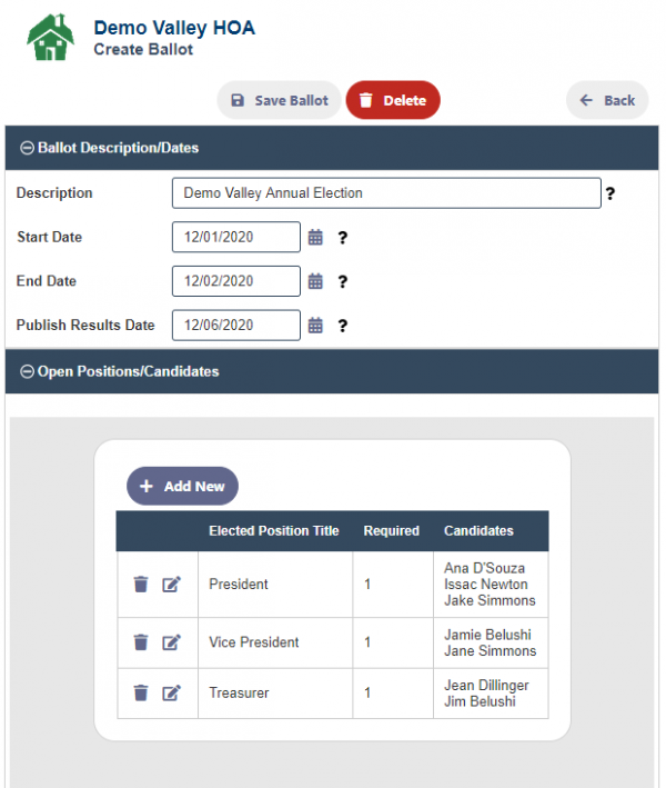 E-Voting for HOA Elections - RunHOA