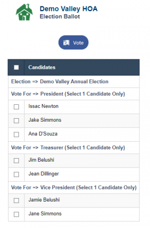 E-Voting for HOA Elections - RunHOA