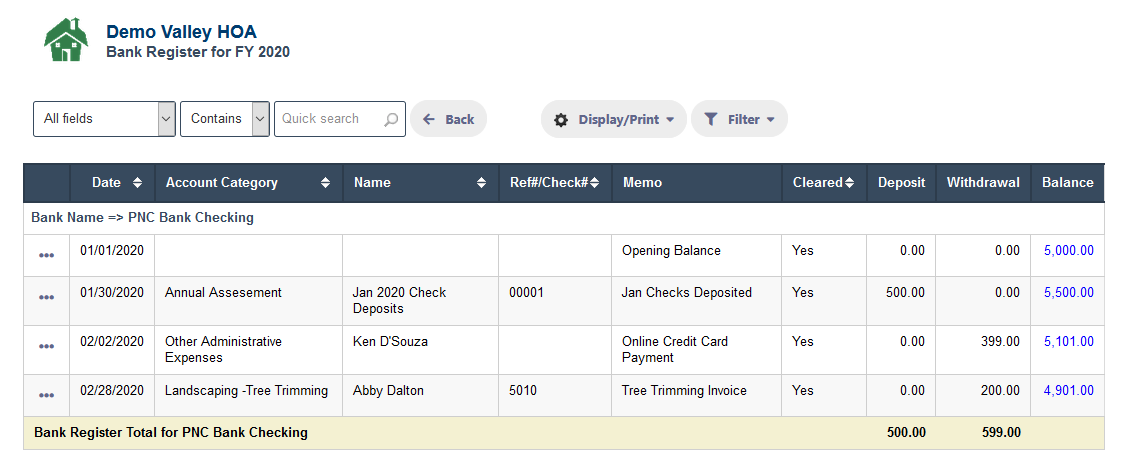 HOA Accounting is the choice for HOA Treasurers - RunHOA