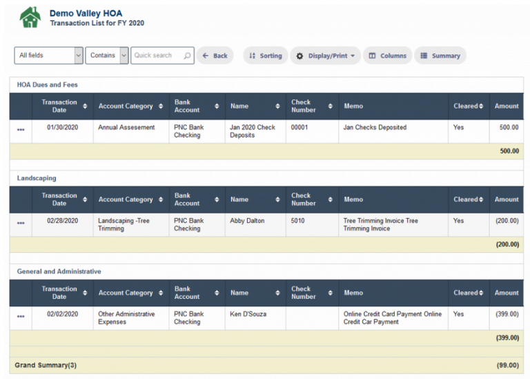 HOA Accounting is the choice for HOA Treasurers - RunHOA