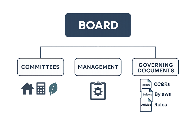 HOA Governance Structure: Board Roles, Committees & Documents | RunHOA ...