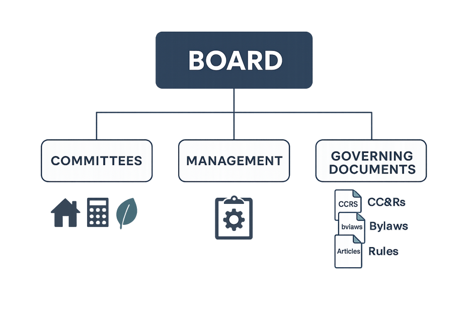 HOA Governance Structure: Board Roles, Committees & Documents | RunHOA ...