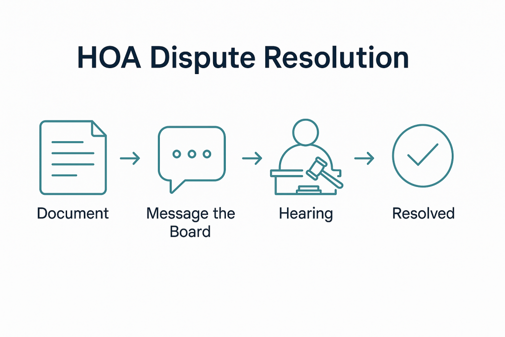 HOA Dispute Resolution: Step-by-Step Guide for Homeowners - RunHOA